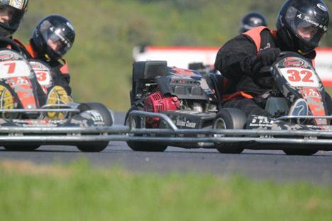 Motorsporten.dk - Go Kart - Kamp til stregen i firma-gokart i Roskilde